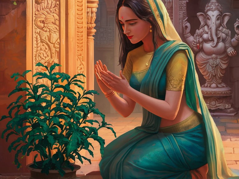 The Sacred and Medicinal Tulsi Plant